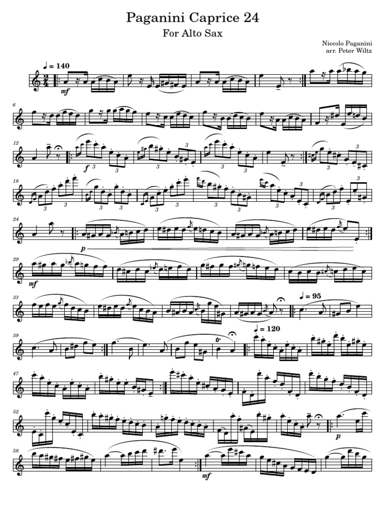 Caprice Niccol Paganini Paganini Caprice | PDF