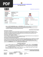 APSRTC Bus Pass Application Form | PDF | Identity Document | Government ...