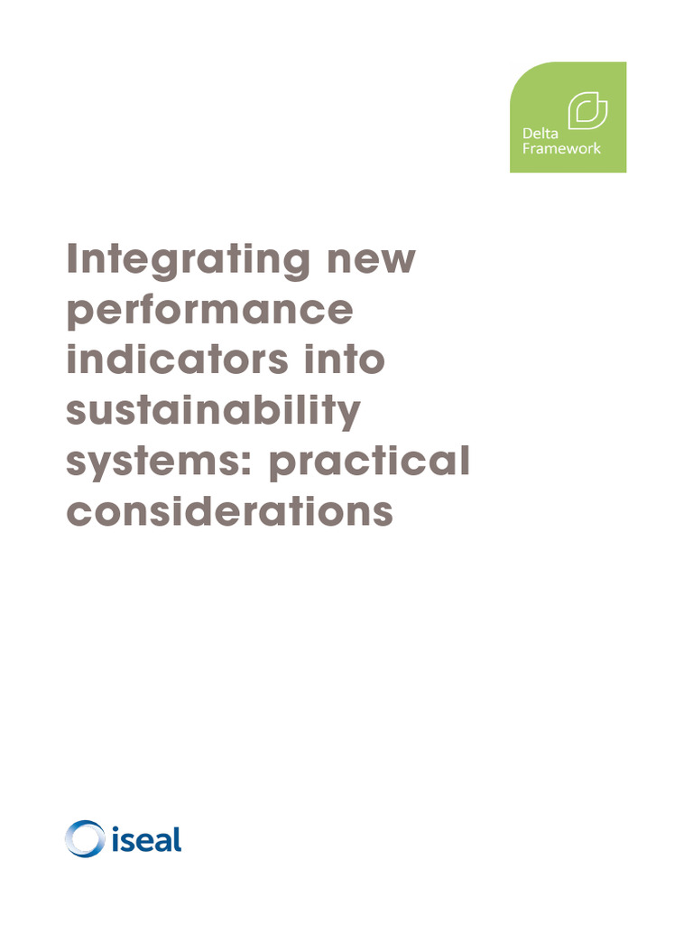 1. Indicator Integration-Practical Considerations | PDF | Governance ...