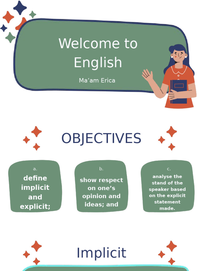 Explicit and Implicit | PDF | Communication | Adolescence