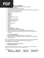 BPI Savings Account Features Overview | PDF | Debit Card | Master Card