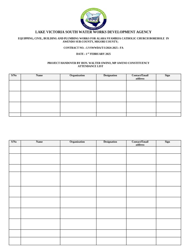 Mabera-Attendance List | PDF