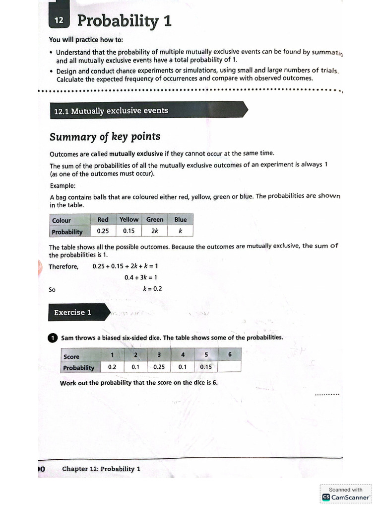 Collins Math Workbook Chapter 21 | PDF