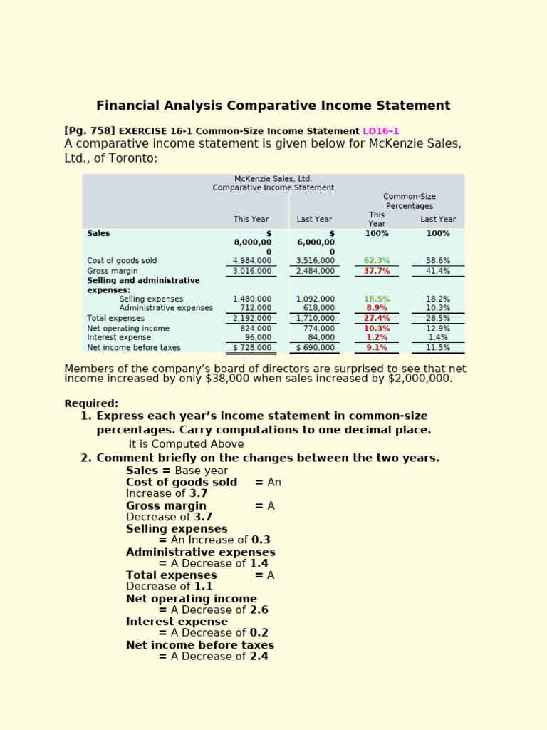 Omar Tahamouka Financial Analysis Homework 1 | PDF | Gross Margin | Income Statement