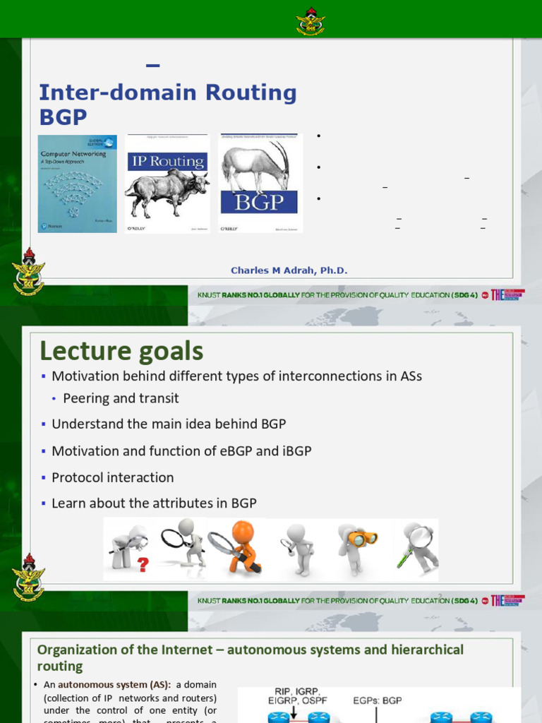 05 - Inter-Domain Routing - 1 | PDF | Routing | Router (Computing)