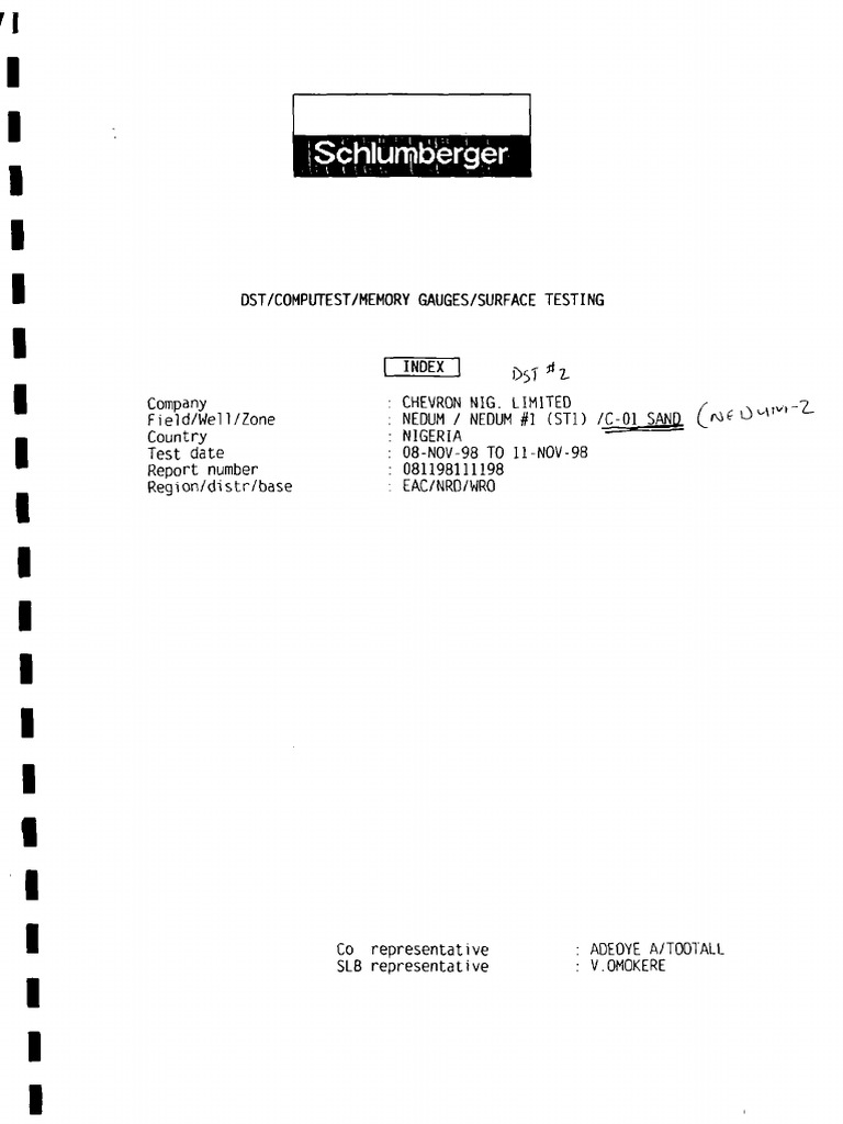 Drill Stem Test (DST) (2) | PDF