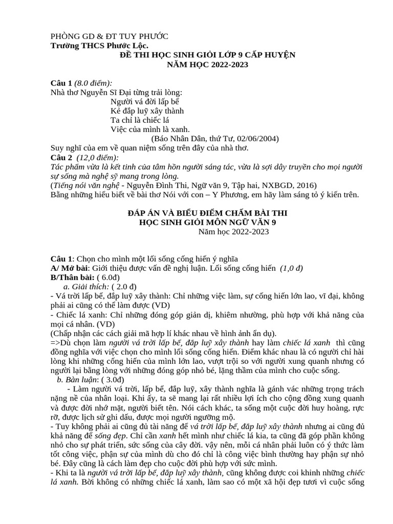 Bộ đề HSG | PDF