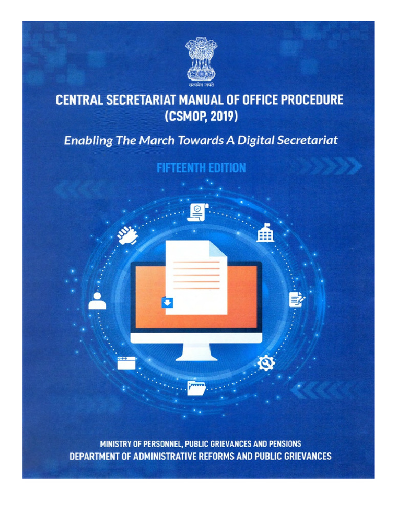 Manual of Office Procedure 2019 | PDF