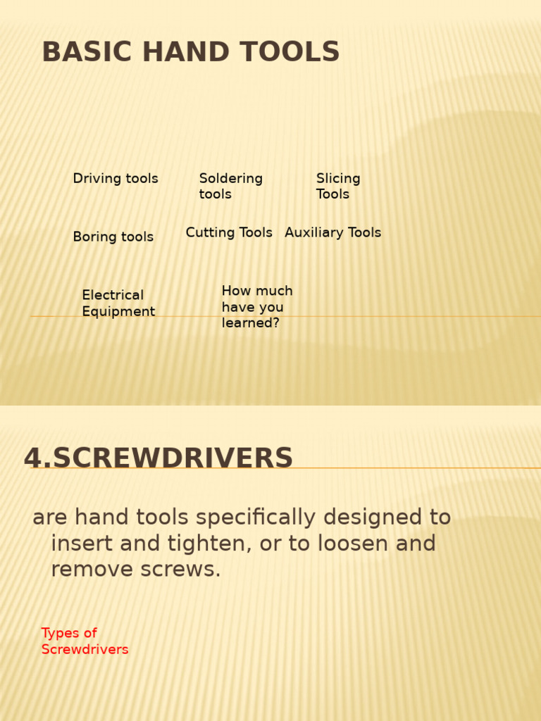 Essential Hand Tools for Electronics | PDF | Voltage | Soldering