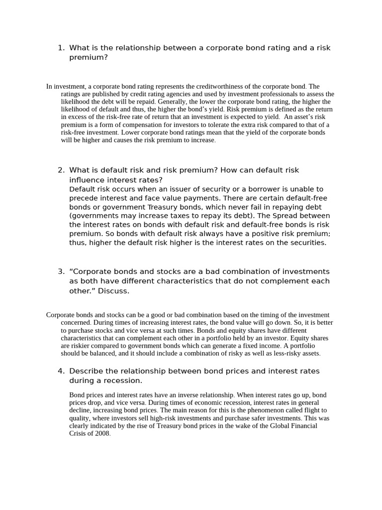 Chapter 5 Pratise Quantitative Problems | PDF | Bonds (Finance) | Yield Curve