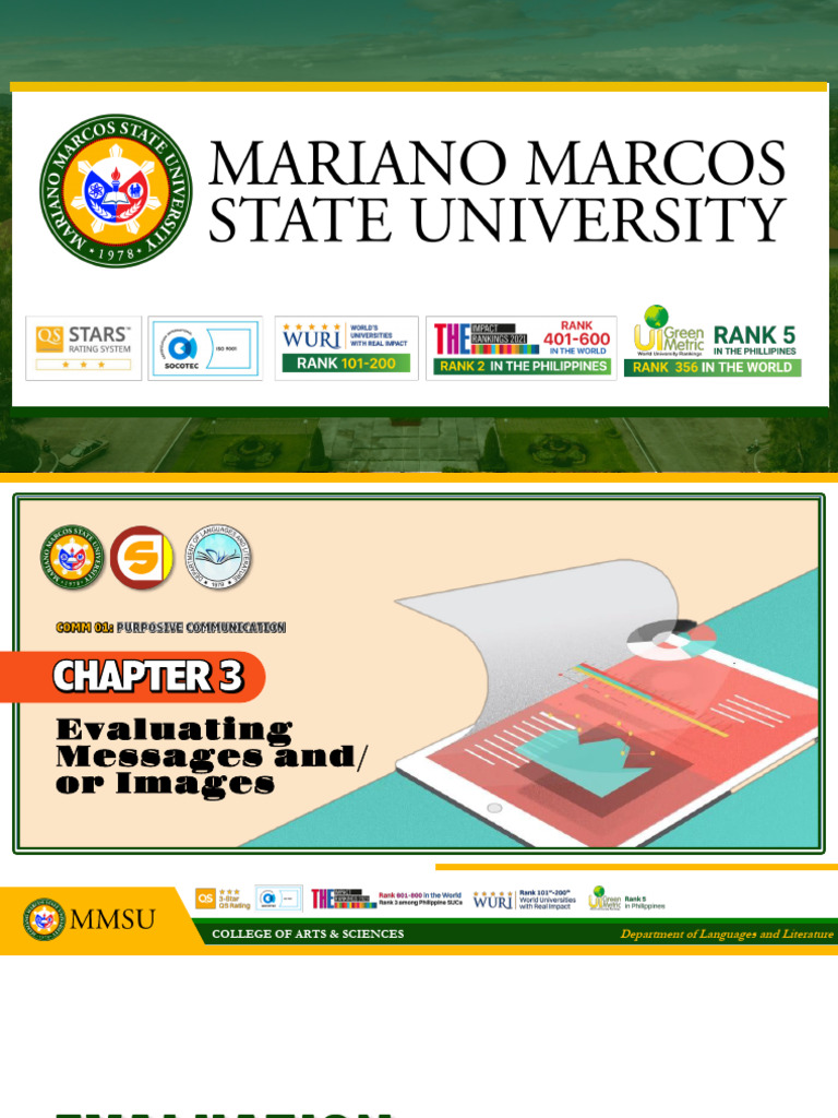 Chapter 03 Evaluating Messages and Images | PDF | Propaganda ...