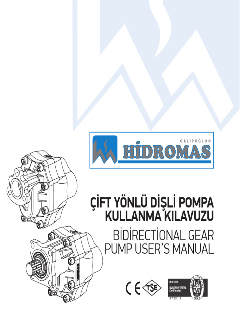 Gear Pump User Manuel Both Side Rotation | PDF
