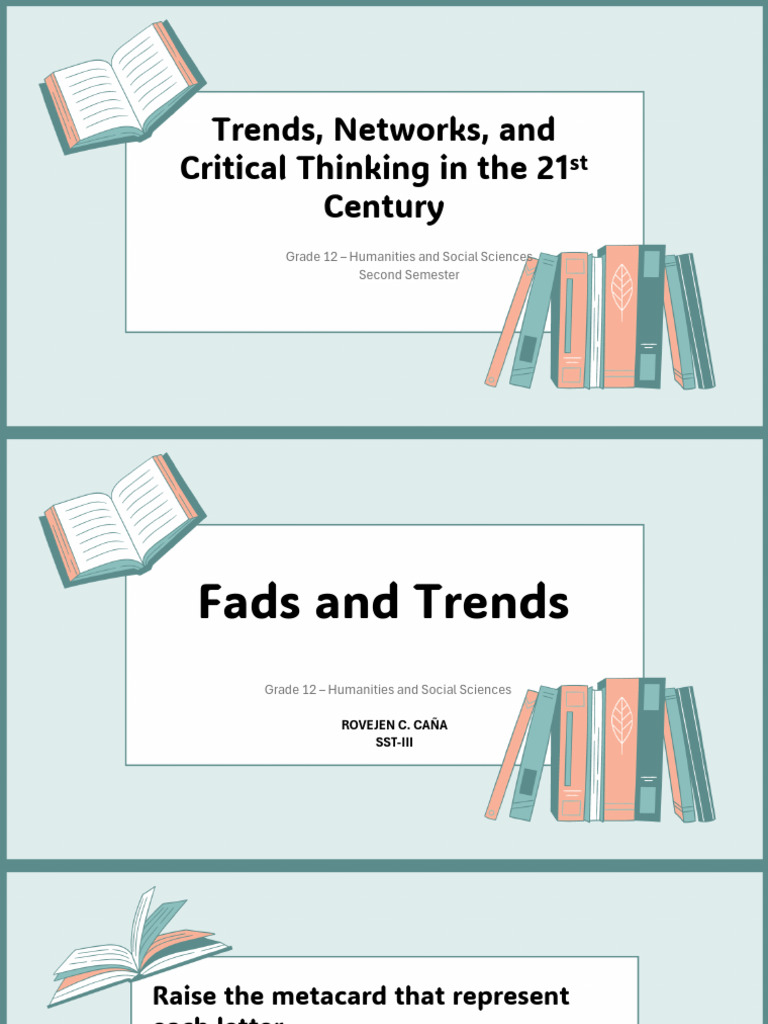 Lesson 1-Trends and Fads | PDF | Mass Media