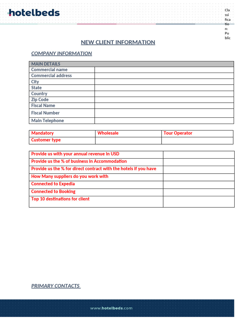 Client Questionnaire - WBS - Revised | PDF