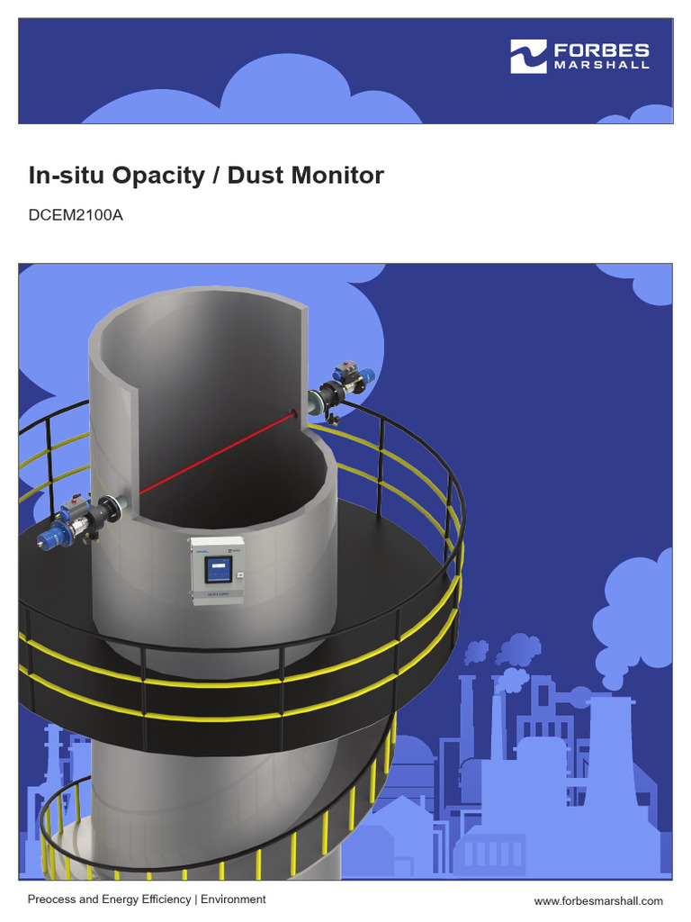 DCEM2100A in Situ Opacity Dust Monitor | PDF | Air Pollution | Dust