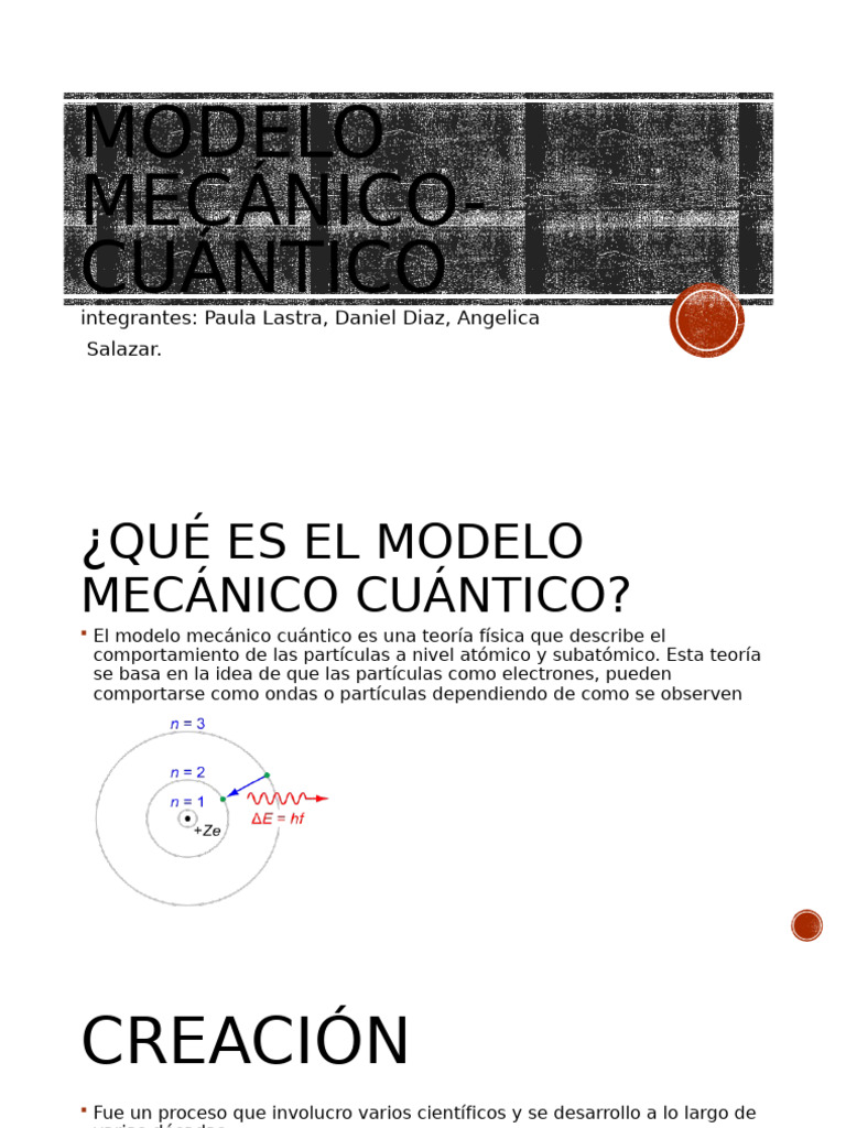 Modelo Mecánico Cuántico | PDF | Mecánica cuántica | Física teórica
