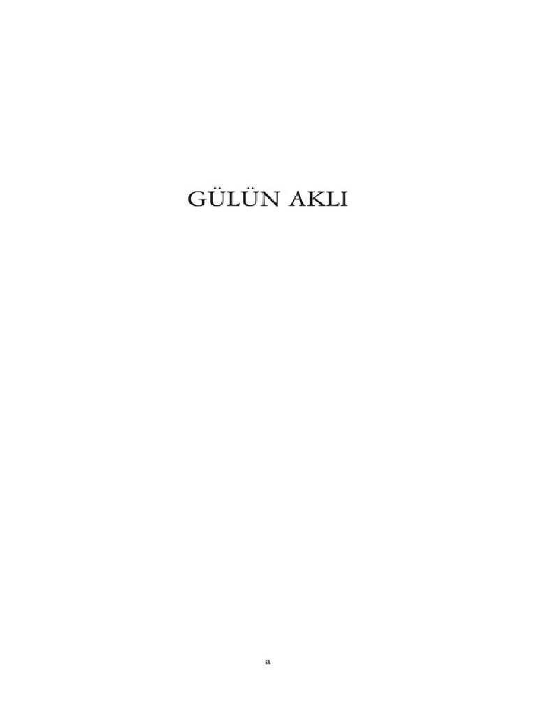 GÜLÜN AKLI | PDF