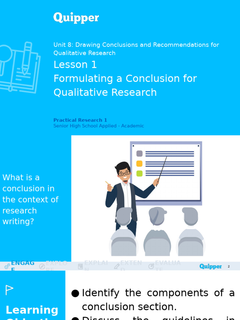 Formulating A Conclusion For Qualitative Research | PDF | Methodology ...