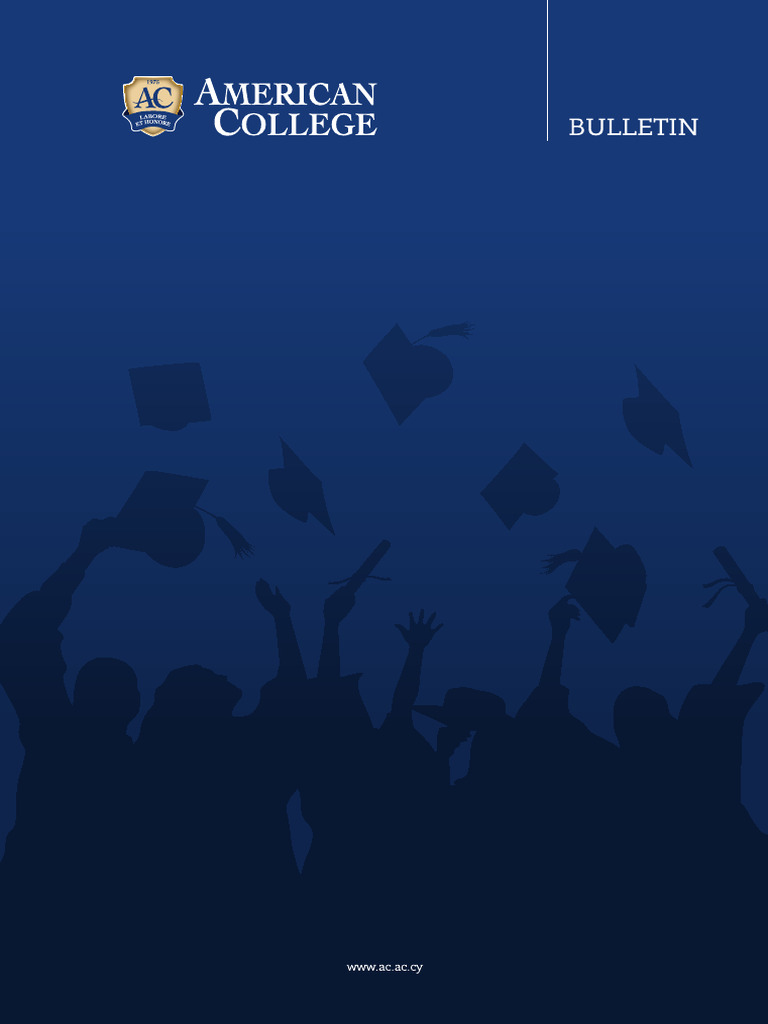 American College Booklet | PDF | Cost Of Living | Academic Degree