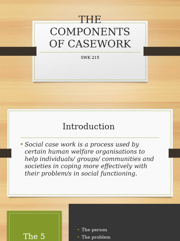 The Components of Casework Set 2 | PDF | Empathy | Information