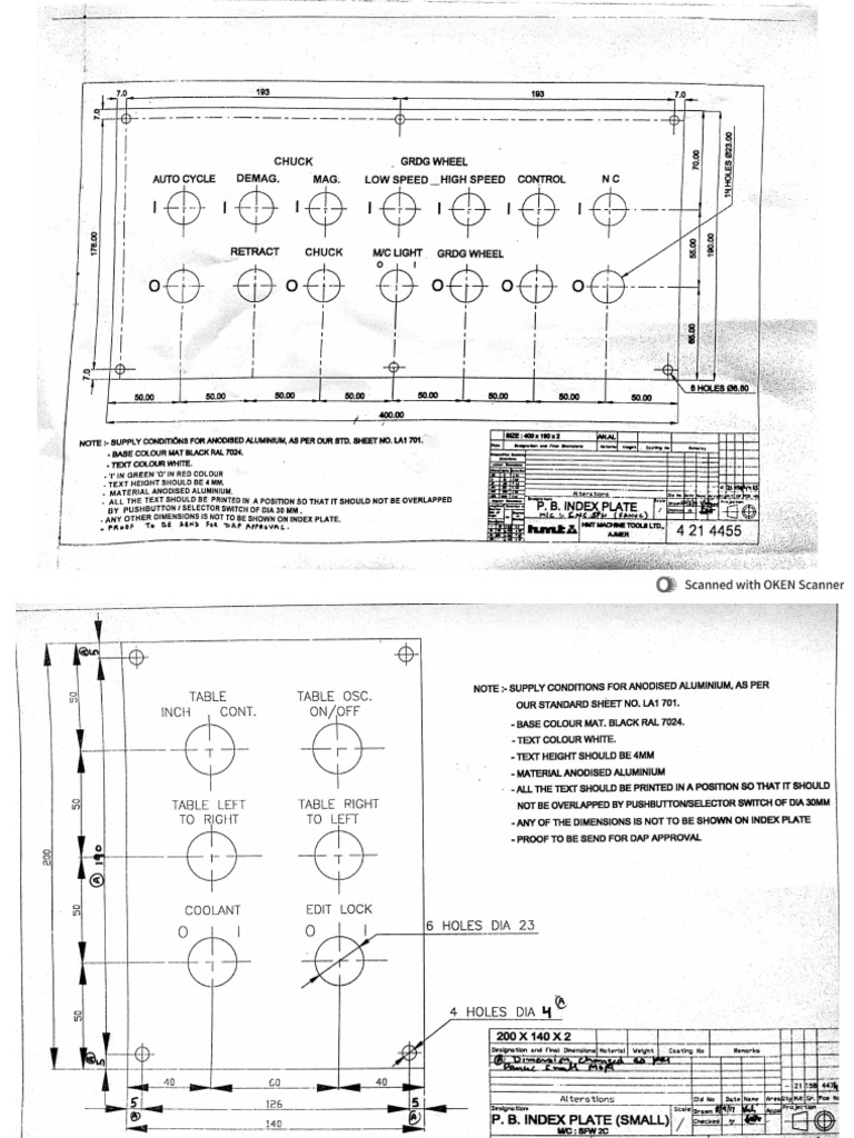 Index Plate - HM | PDF