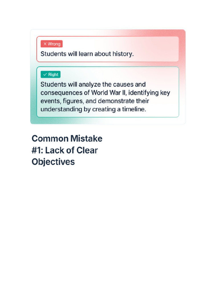 Lesson plan misnomers | PDF