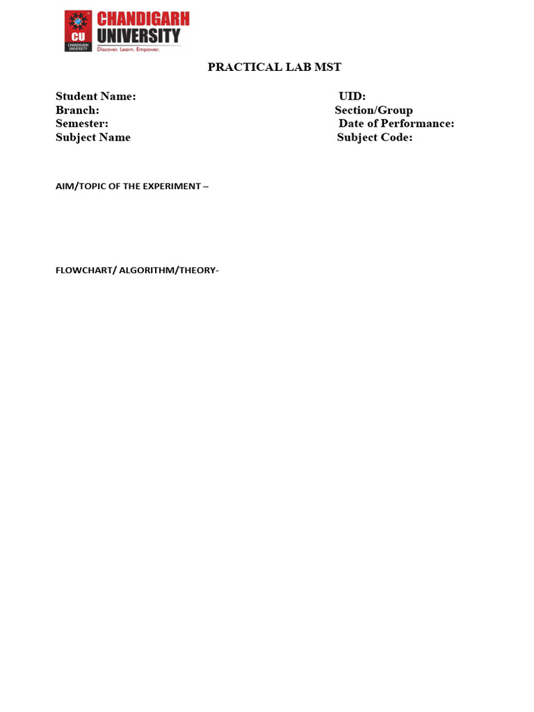 EDS_Lab_MST_Sheet | PDF