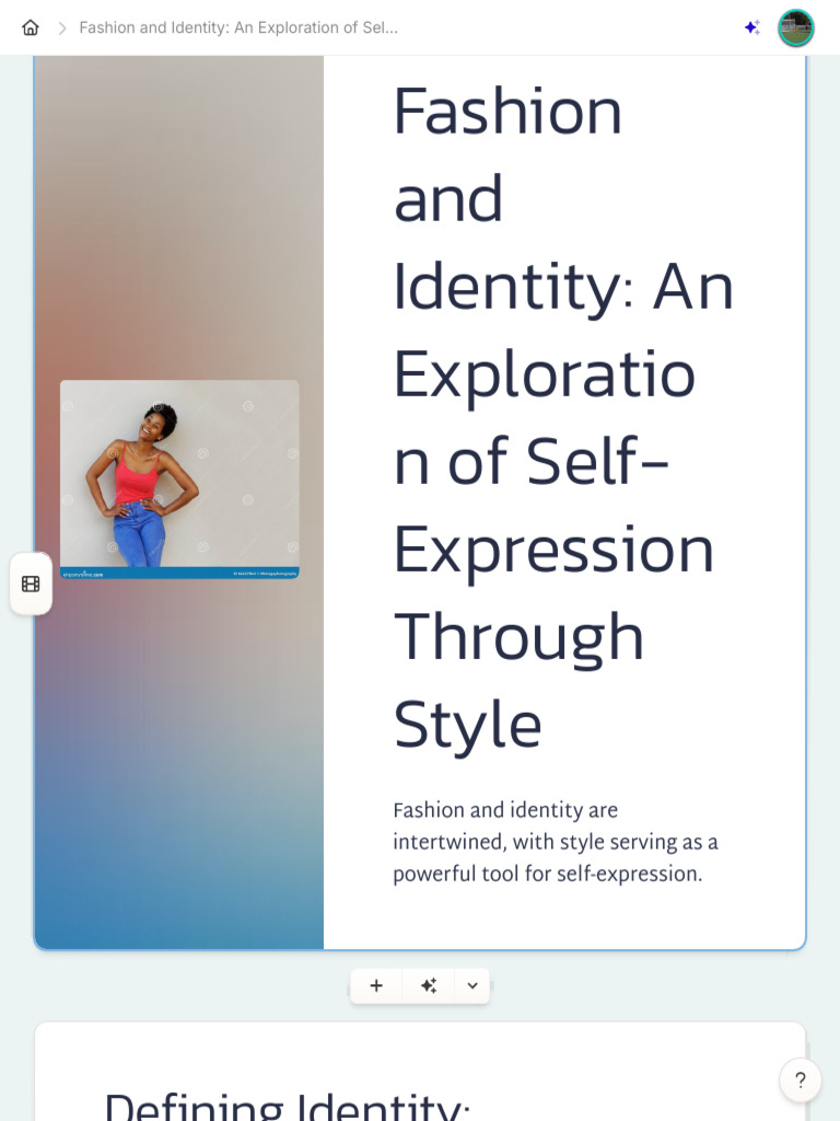 Fashion and Identity An Exploration of Self-Expression Through Style ...