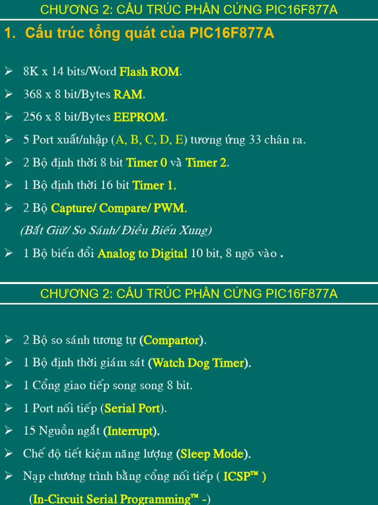 Chuong 2_PIC_CAU TRUC-Edit | PDF