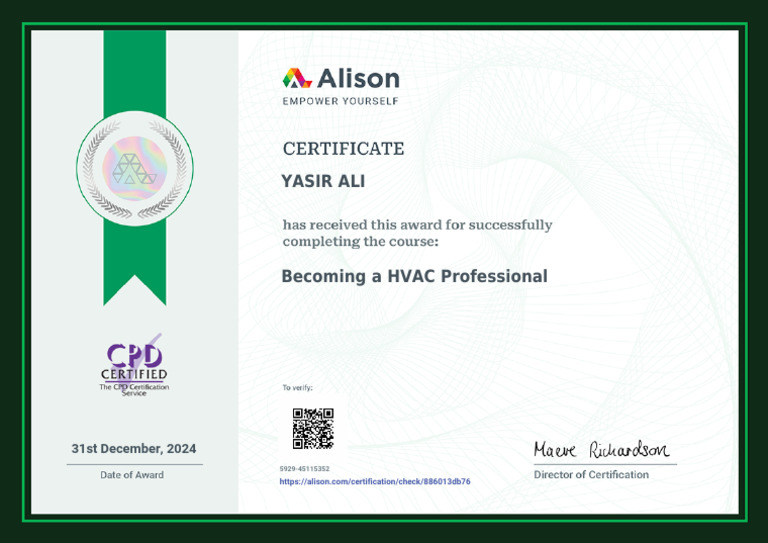 Alison Advanced Certificate-5929-45115352 | PDF