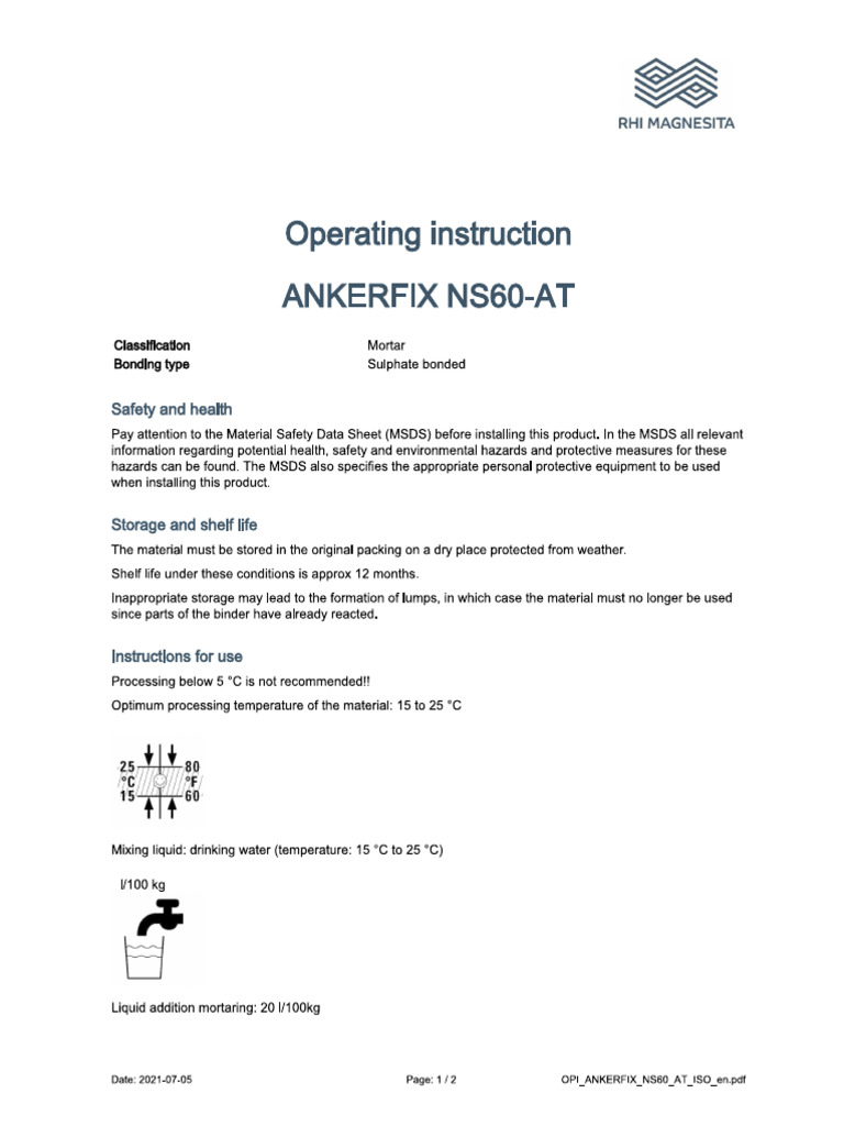 Opi Ankerfix Ns60 at Iso en | PDF