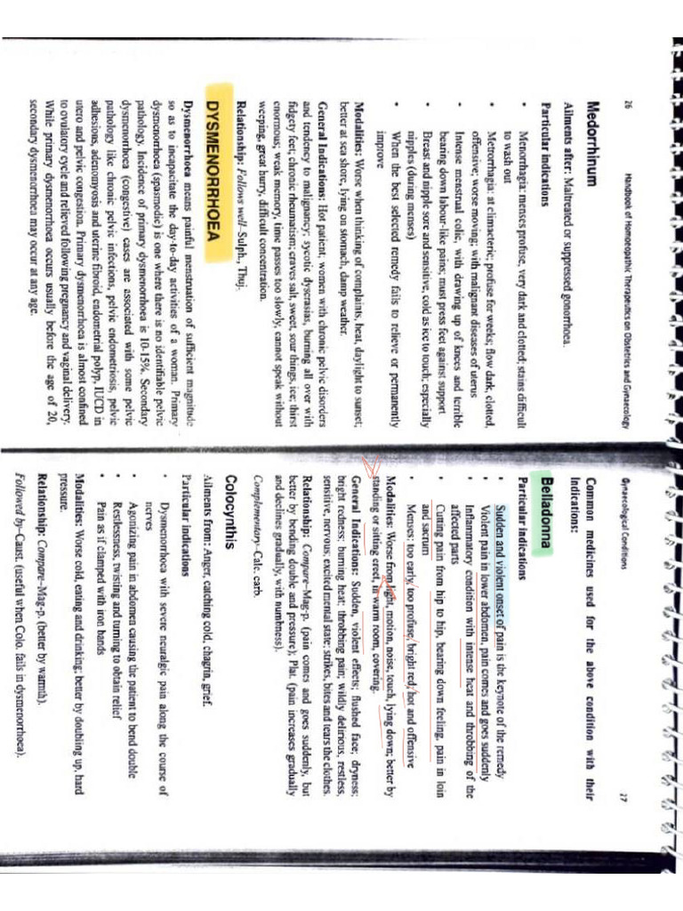 DYSMENORRHEA Thera | PDF