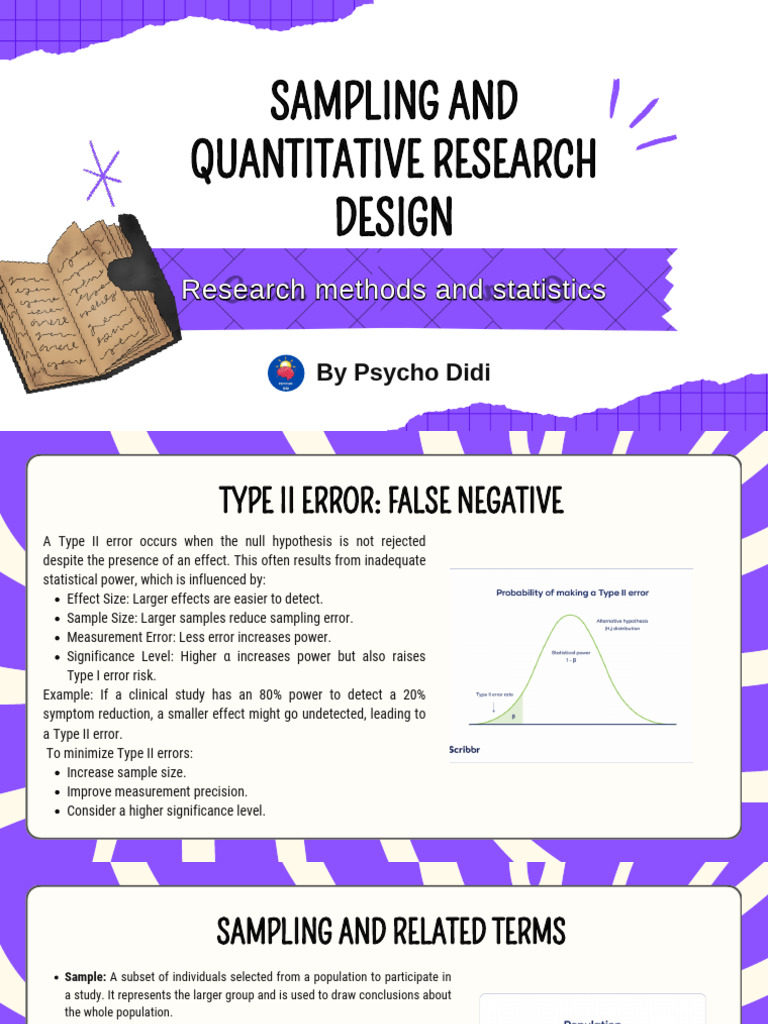 Sampling and Quantitative Research Design - 20250219 - 181226 - 0000 | PDF | Sampling ...