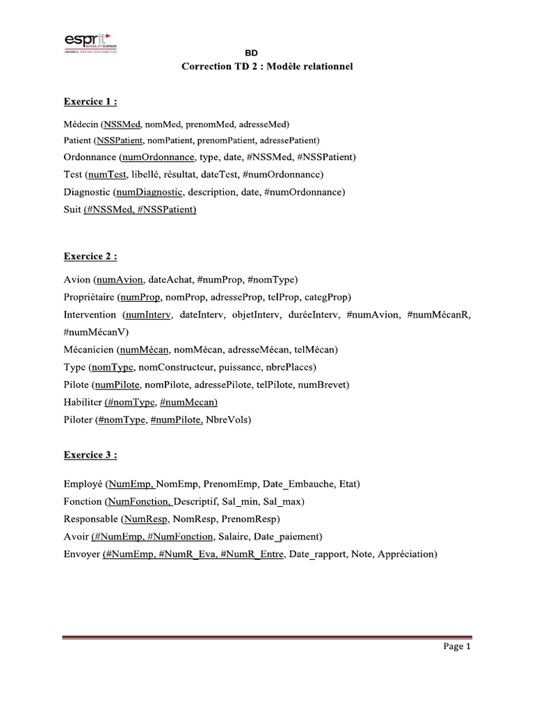 Correction - TD2 | PDF