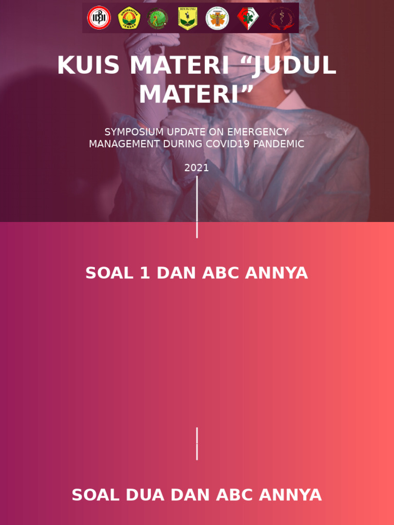 Template SOAL KUIS | PDF