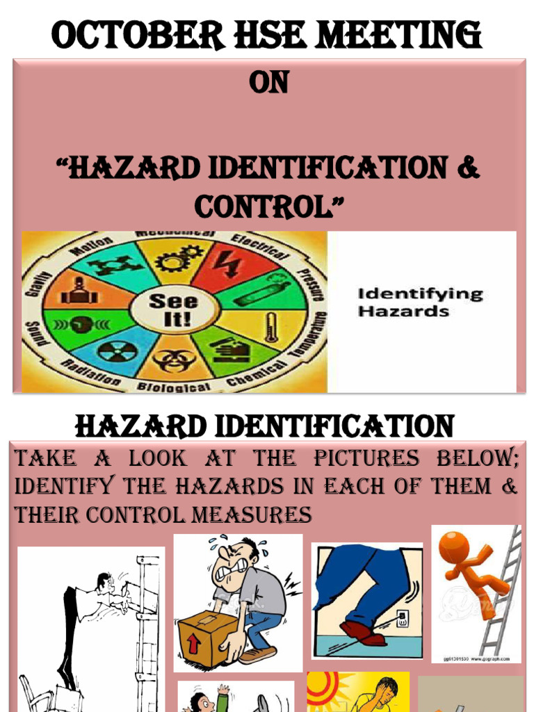 Hazard Identification and Control | PDF