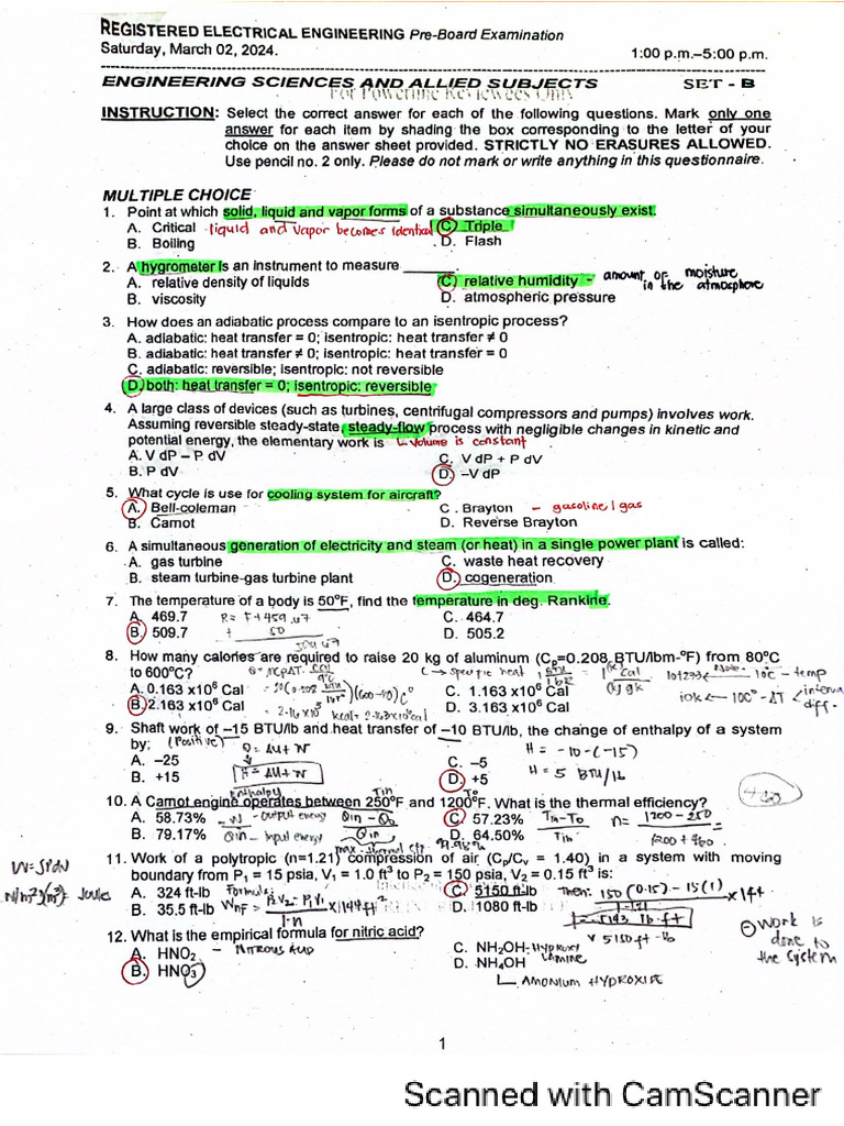 Esas - Pre-Board PDF | PDF