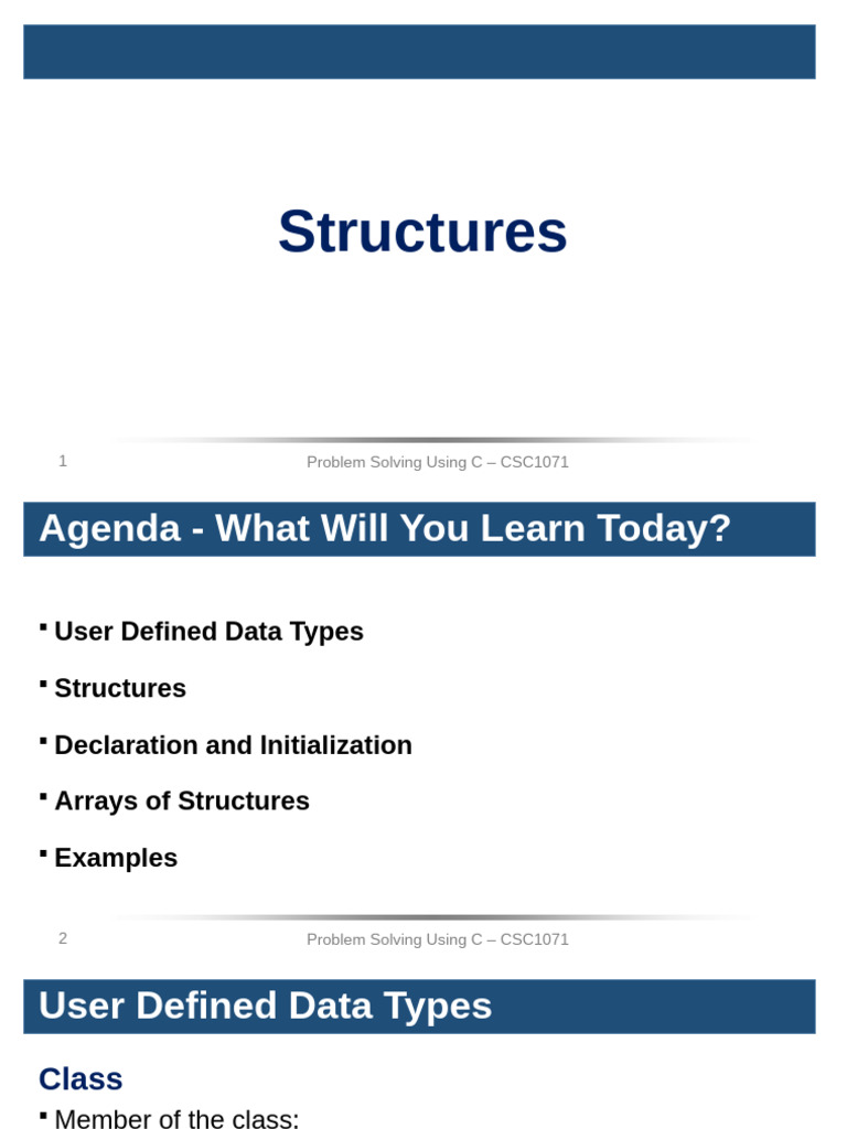 Understanding Structures in C Programming | PDF | Variable (Computer ...