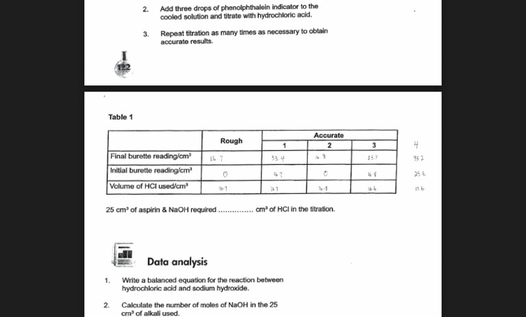 Back titration | PDF