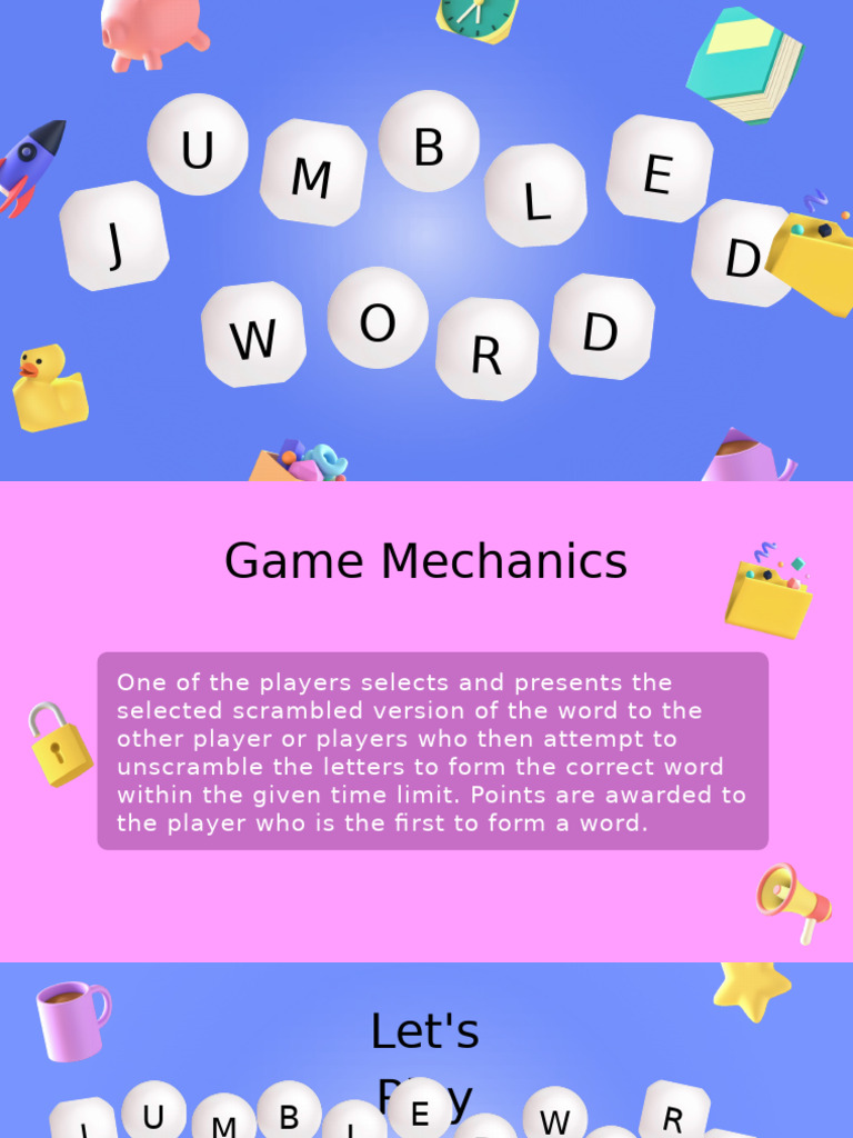 Jumbled Game-Social Science | PDF