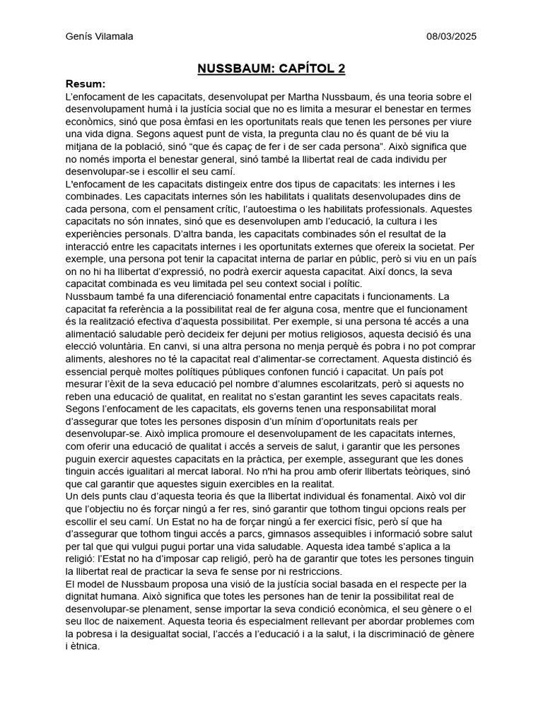 NUSSBAUM - CAPÍTOL 2 - Documents de Google | PDF