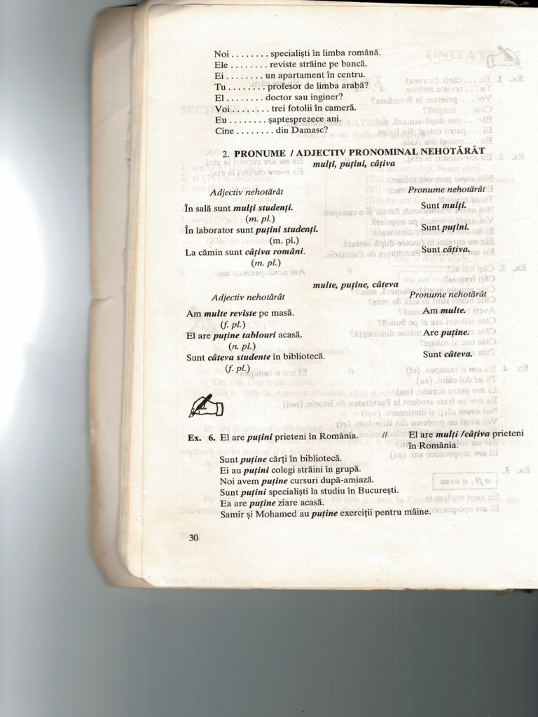 Exercitii Pronume | PDF