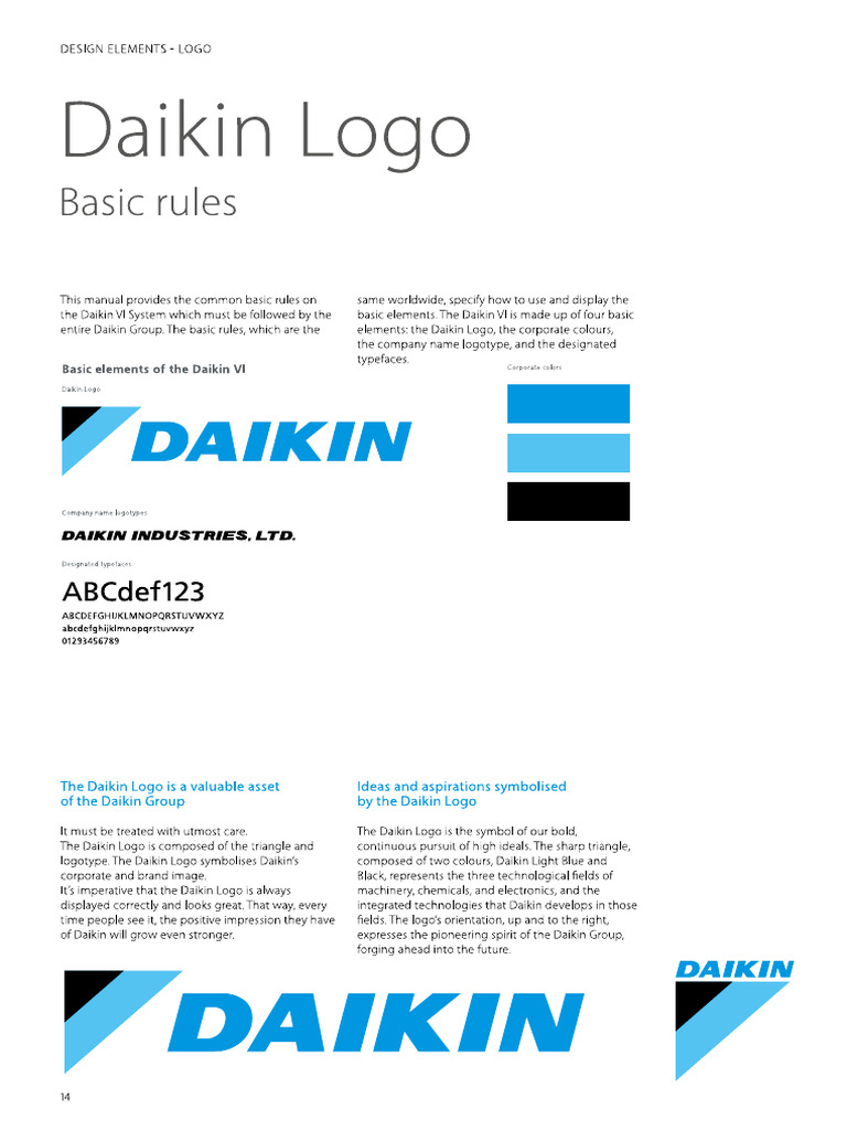 Daikin Logo Visual Identity | PDF