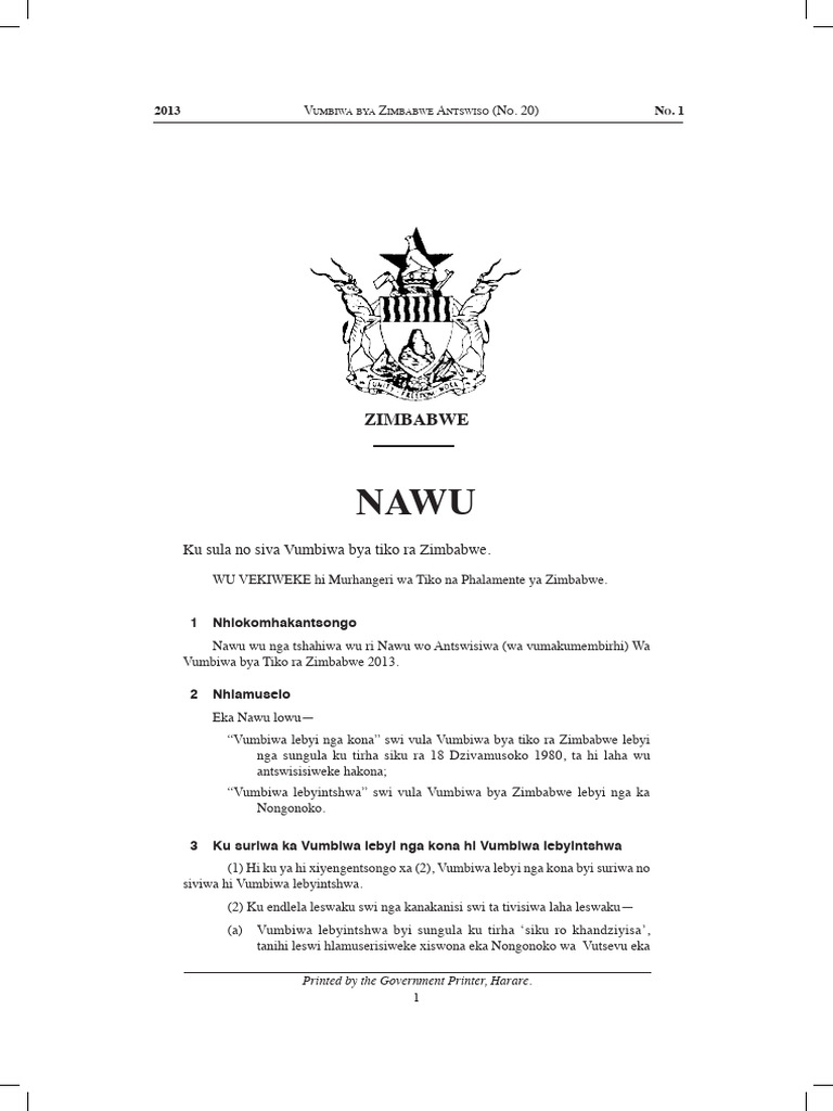 Shangani Integrated Final Final | PDF