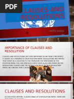 Preambulatory and Operative Clauses | PDF | Clause