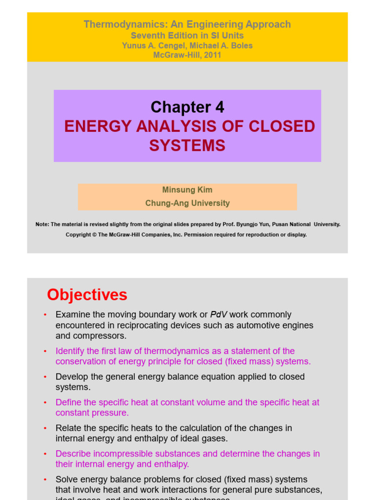 TFD LEC05 TD Ch04 4dist | PDF | Gases | Heat