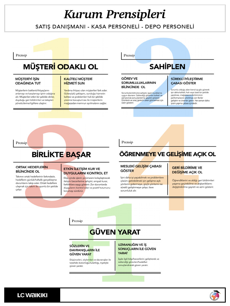 4+1 Kurum Prensi̇pleri̇ - Tasarim | PDF
