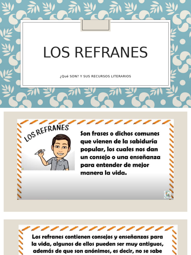 Los Refranes | PDF
