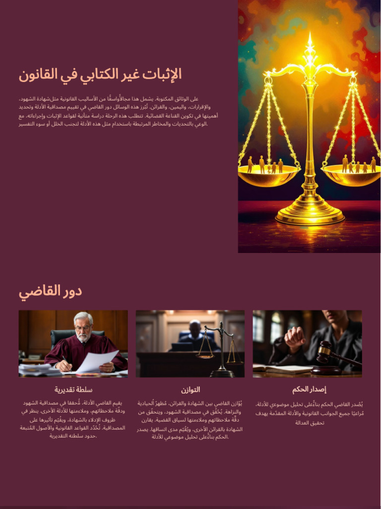 Alithbat Ghyr Alktaby Fy Alqanwn PDF | PDF