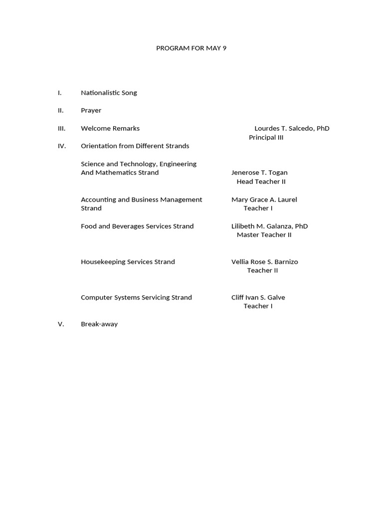 Career Expo Program Overview | PDF